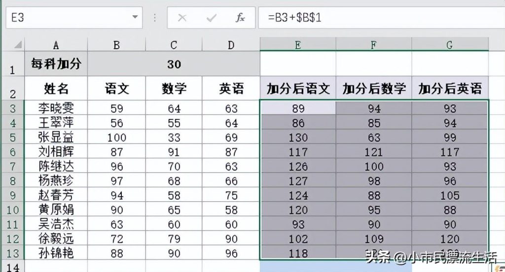 Excel单元格引用的3种类型 天天办公网